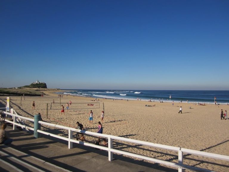 Swim & Spot Coal Ships at Nobbys Beach in Newcastle - Newy with Kids