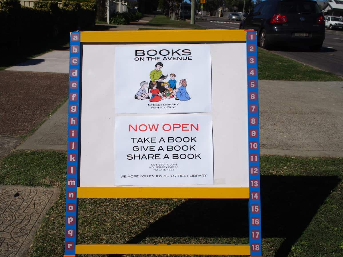 Donate or Borrow a Book From a Street Library in Newcastle, Lake ...