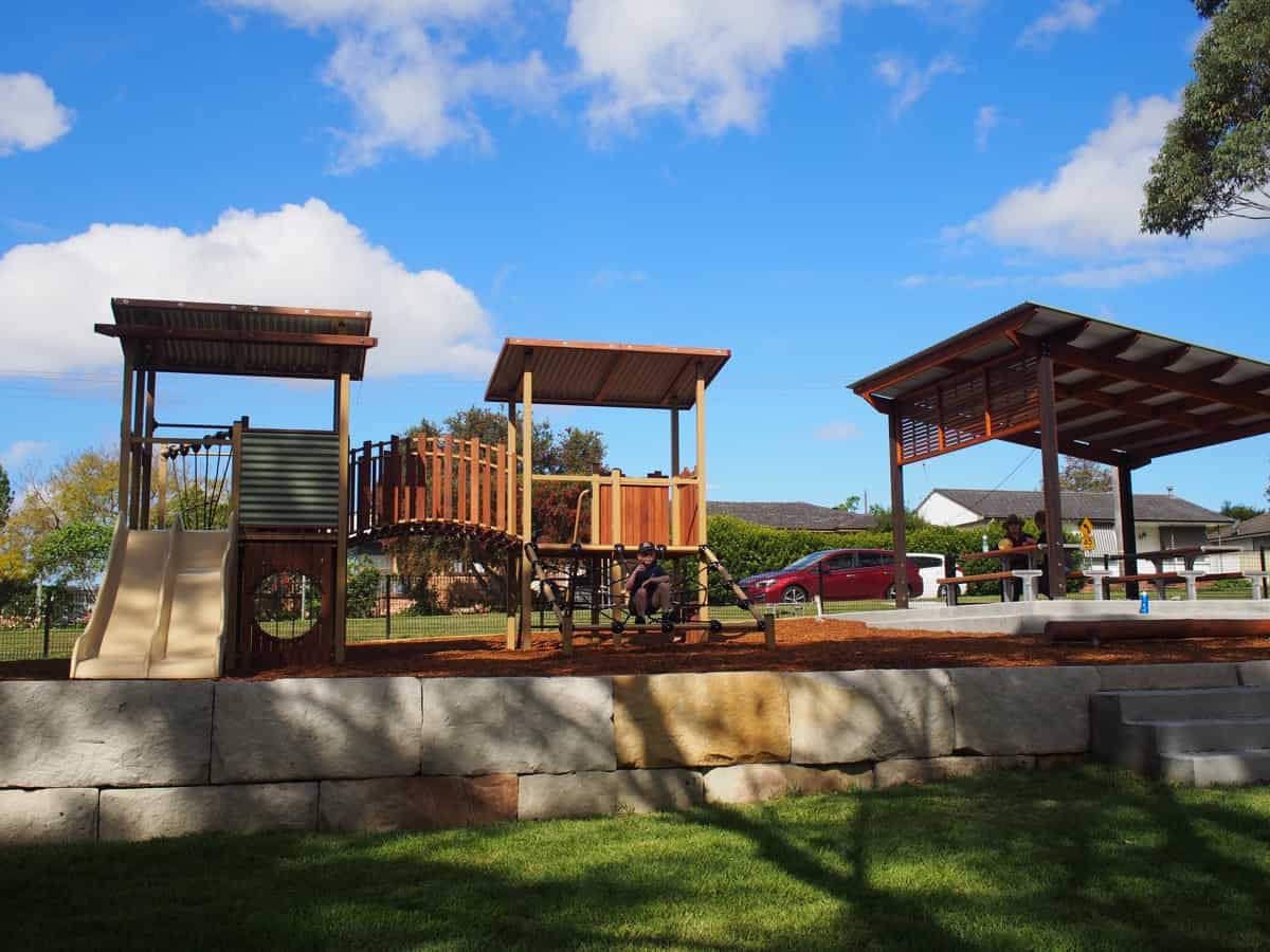 Coldstream Crescent Playground in Rankin Park: One for Timber ...