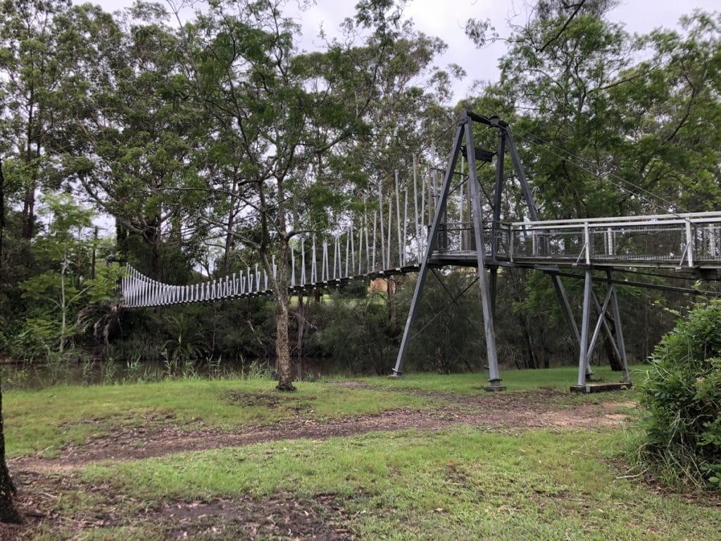 Wobble on the Cooranbong Swing Bridge at the Old Weet-Bix Factory on ...