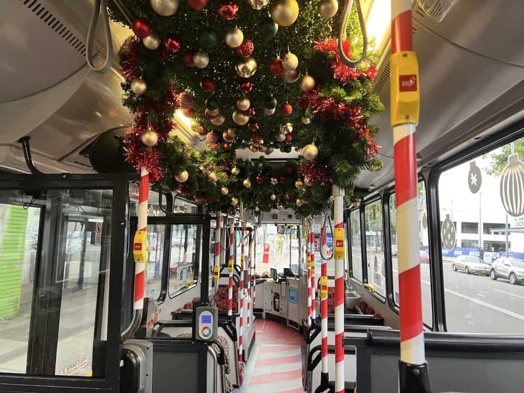 Jump On Board the Christmas Bus or Light Rail Reindeers - Newy with Kids