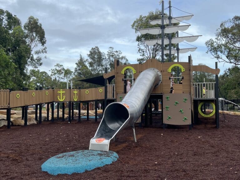 Play on a Pirate Ship at Thomas H Halton Park at Croudace Bay - Newy ...