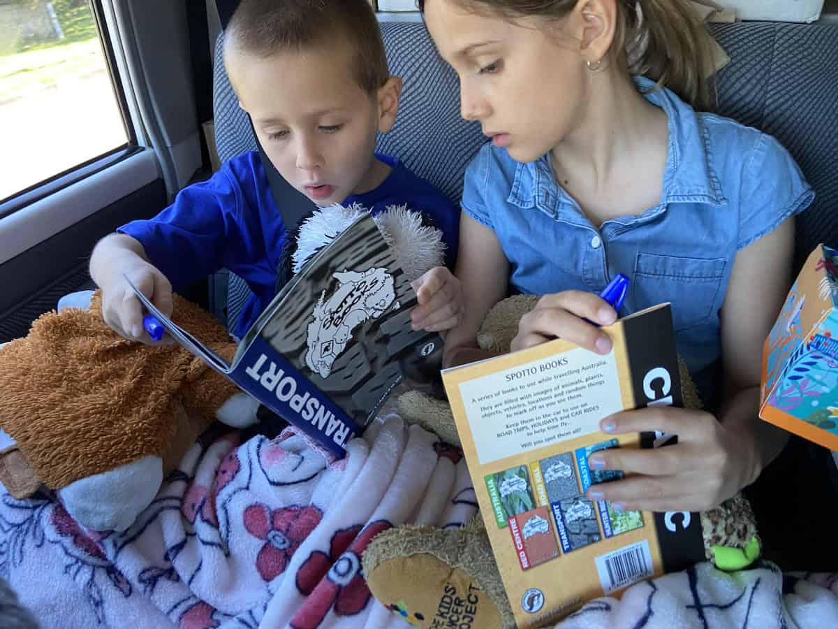 Spotto Books: Beat Boredom on Car Trips with Kids - Newy with Kids
