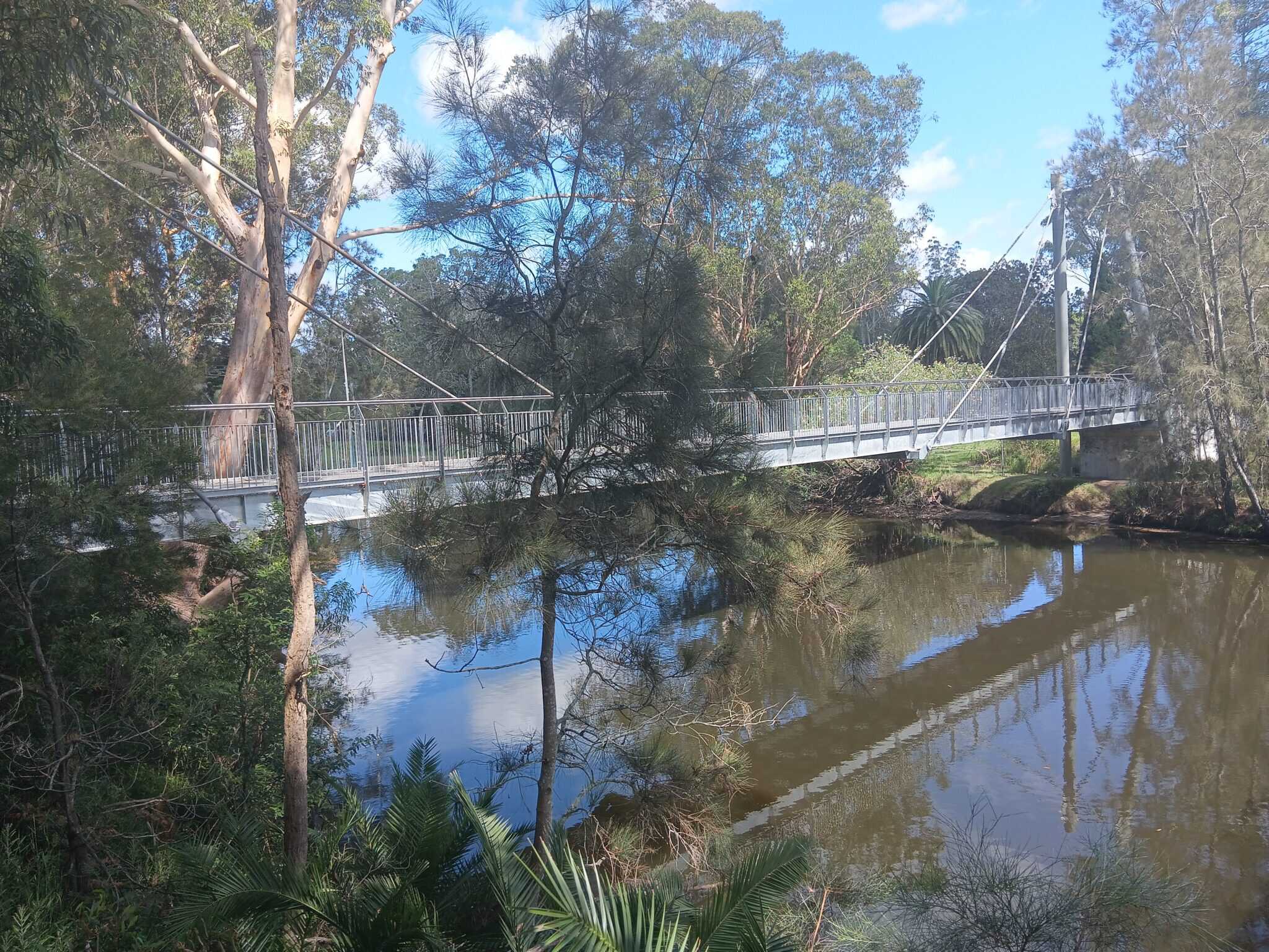 Wobble on the Cooranbong Swing Bridge at the Old Weet-Bix Factory on ...