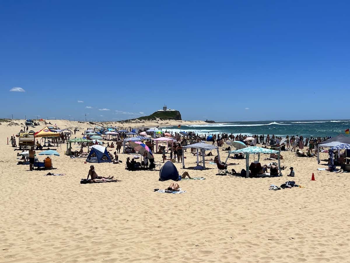 Swim & Spot Coal Ships at Nobbys Beach in Newcastle - Newy with Kids