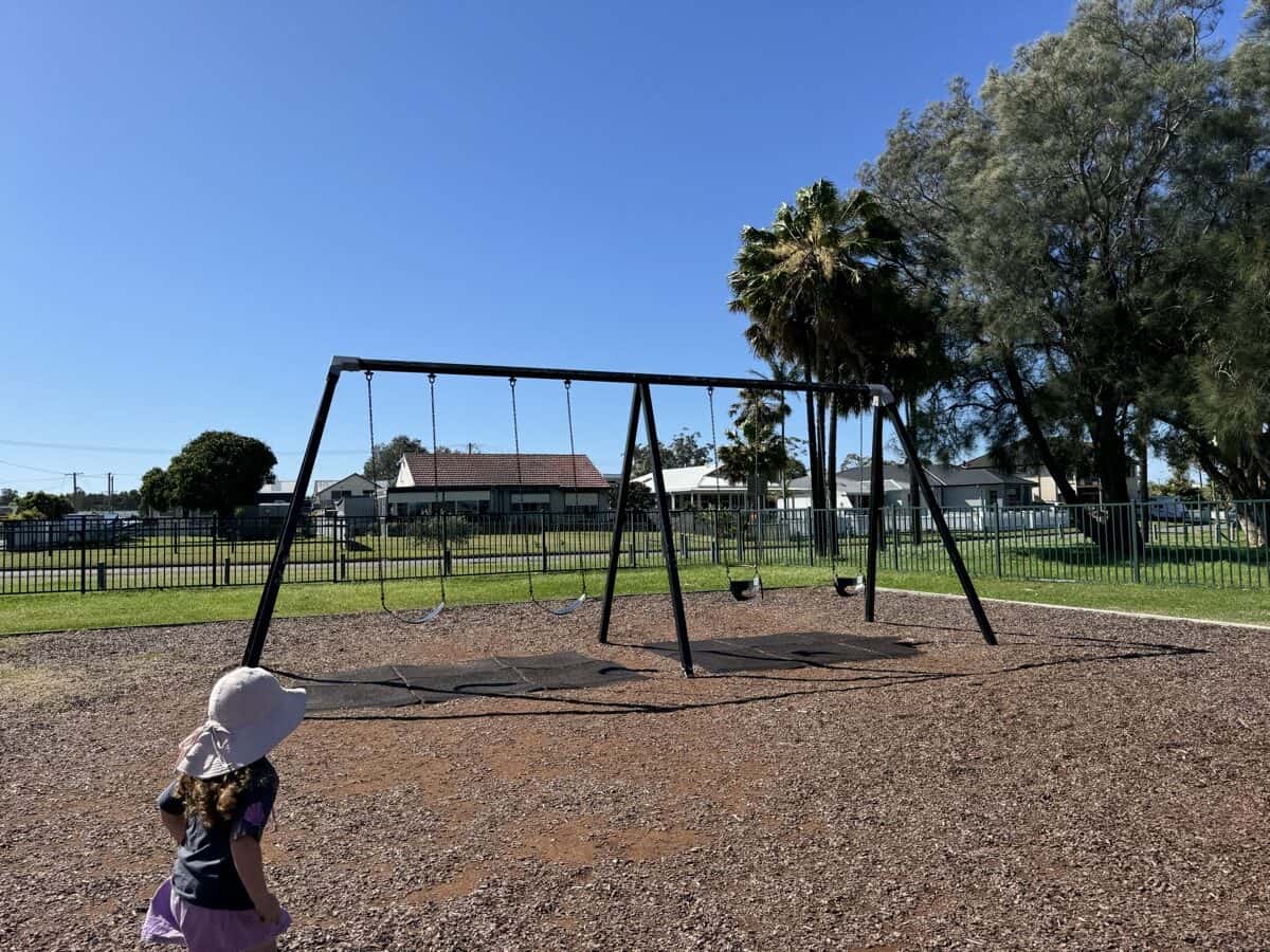 Pelican Foreshore Park: A Great Playground & Swimming Spot - Newy with Kids
